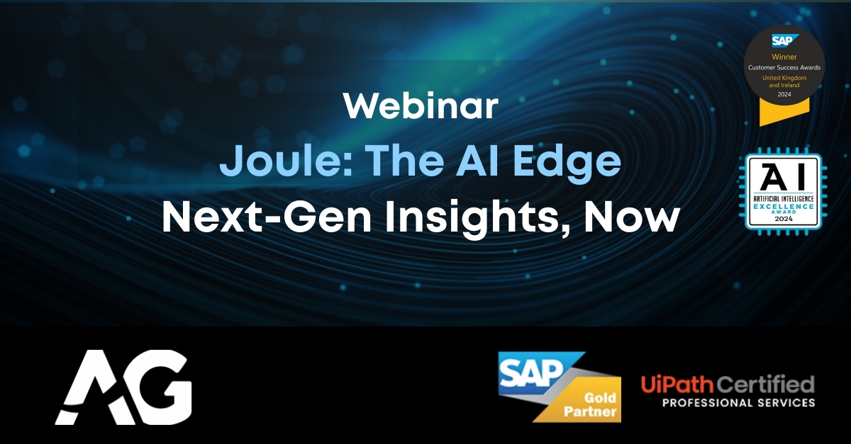 Joule: The AI Edge – Next-Gen Insights, Now - SAP Webinar