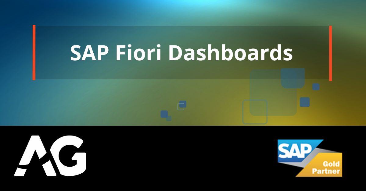 SAP Fiori Dashboards | AG | SAP Gold Partner