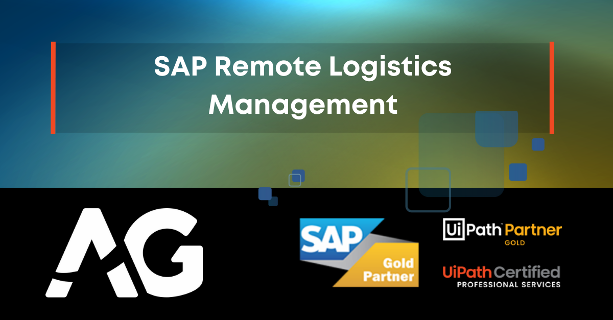 SAP Remote Logistics Management | AG | Your Trusted SAP Gold Partner